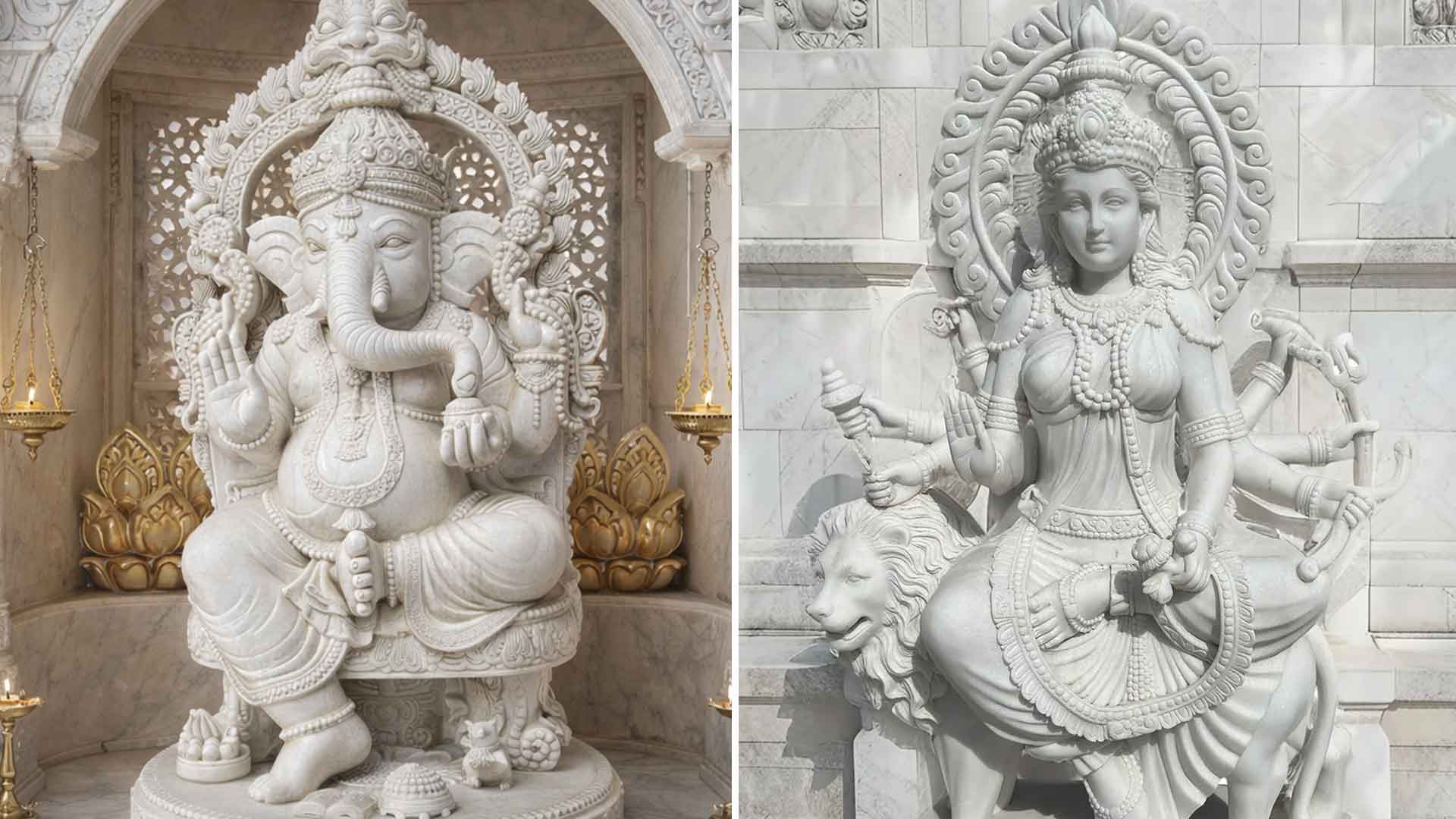 10 Exquisite Marble Hindu God and Goddess Statues Crafted for Devotion ...