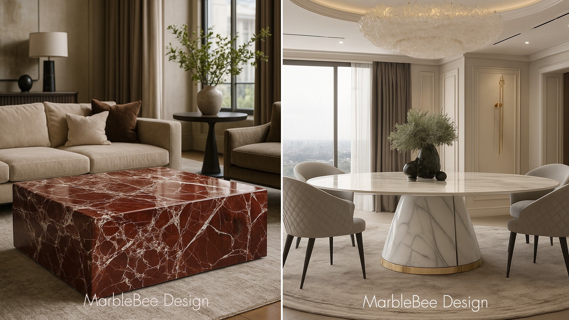 Tips on Designing Transitional Interiors with Timeless Marble Slabs ...