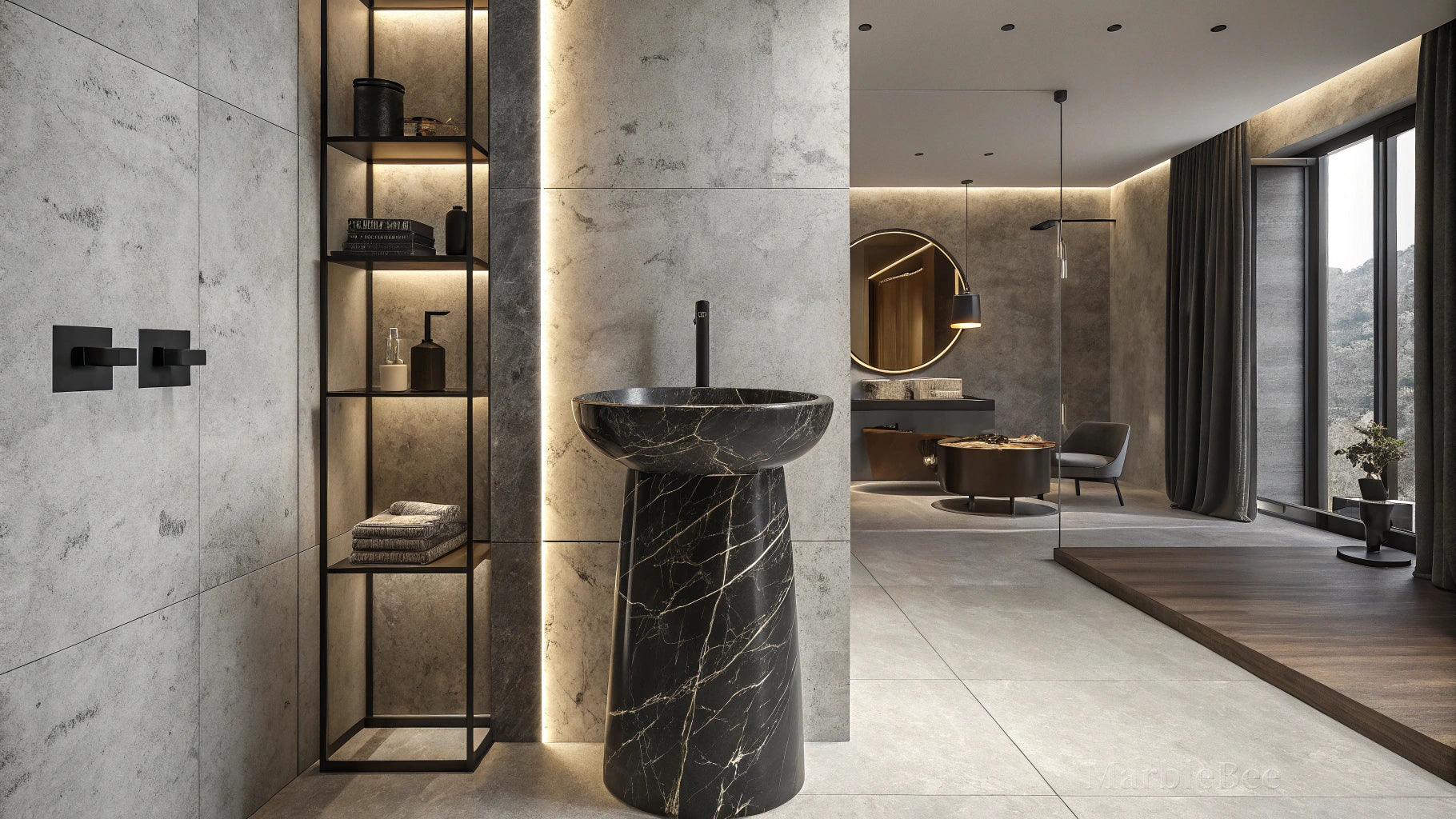 10 Modern Pedestal Sink Designs to Elevate Your Bathroom – Marblebee