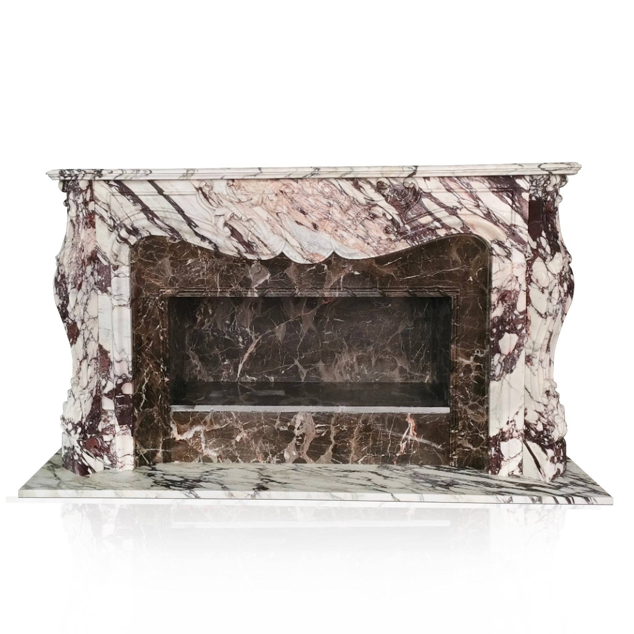 Calacatta Viola Fireplace – Marblebee