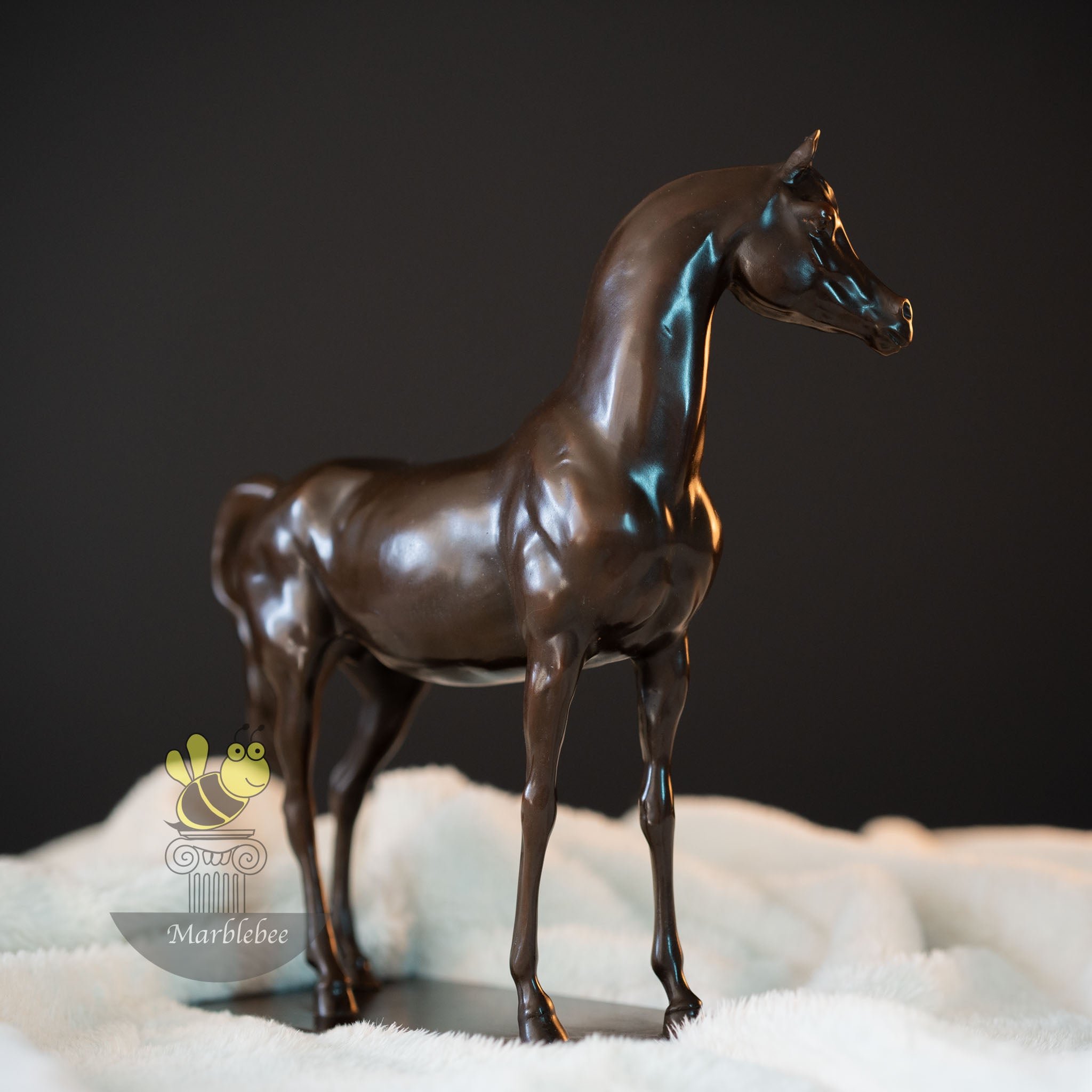 Small bronze statuette of pony – Marblebee