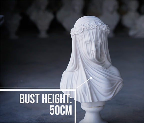 veiled lady statue