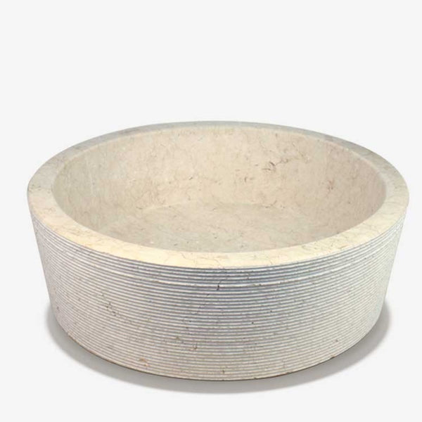Stone Basin Round Beige – Marblebee