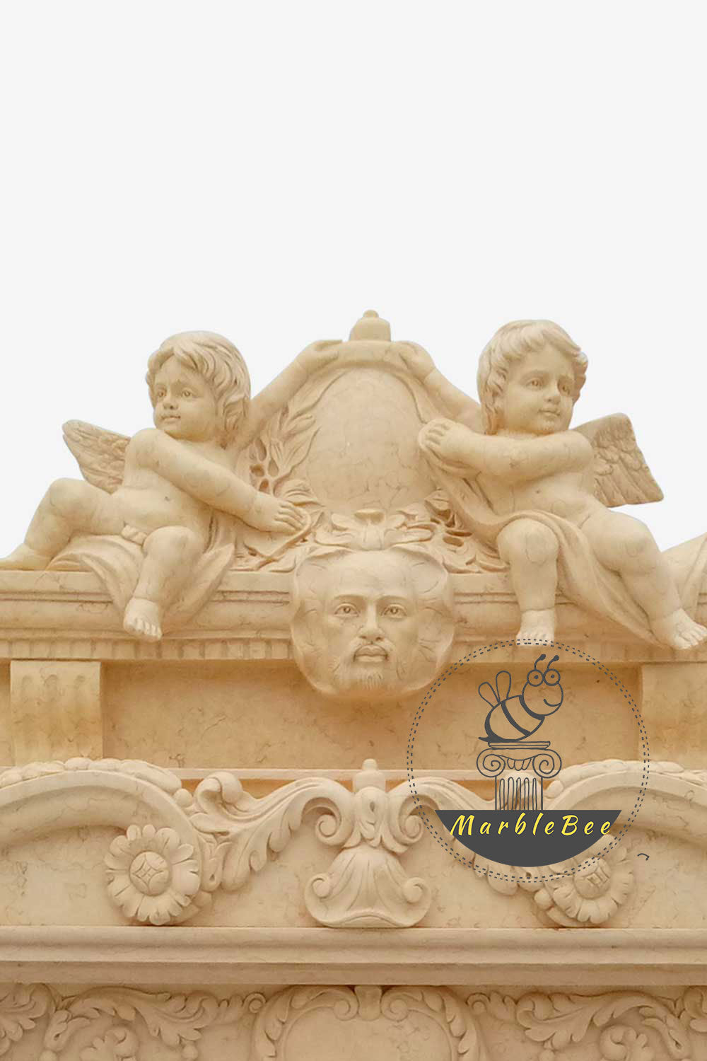 Double fireplace mantel – Marblebee